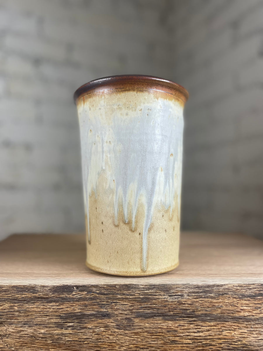 Wheat Ash and Rust Red Wine Cooler – Goertzen Pottery